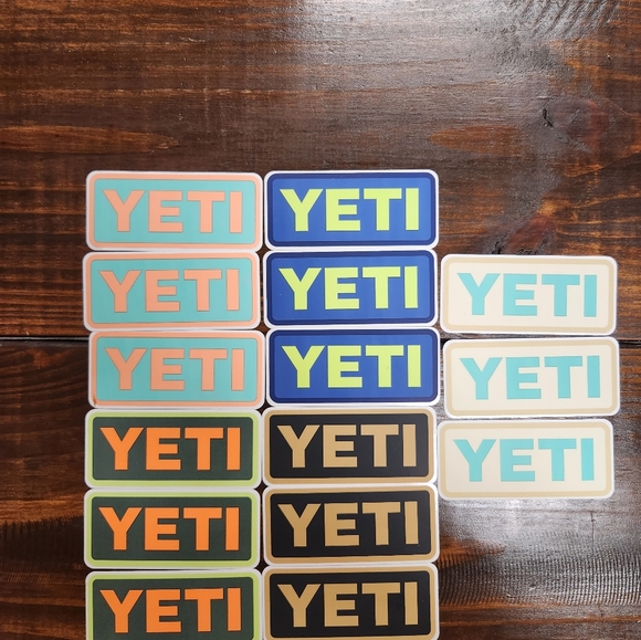 Yeti | Other | Yeti Bundle Of Stickers | Poshmark